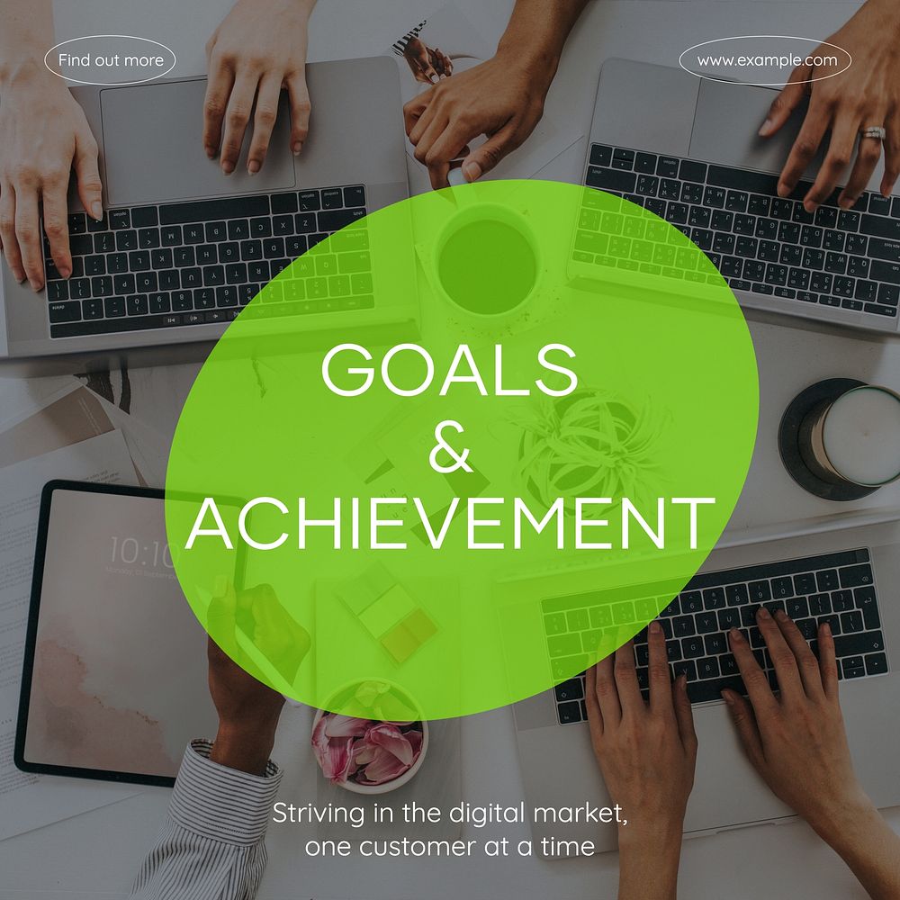 Goals and achievement Instagram post | Free Photo - rawpixel