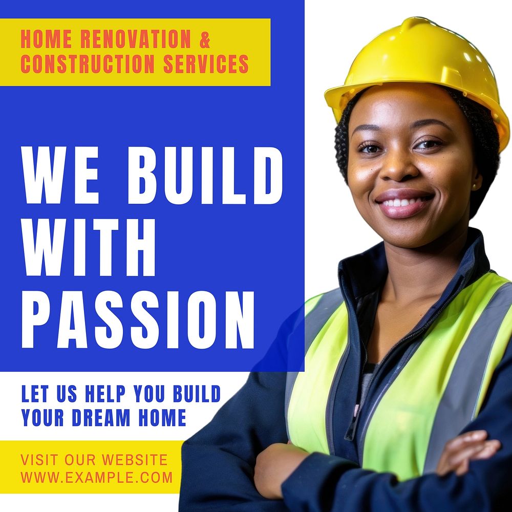 Renovation & construction Facebook post | Free Photo - rawpixel