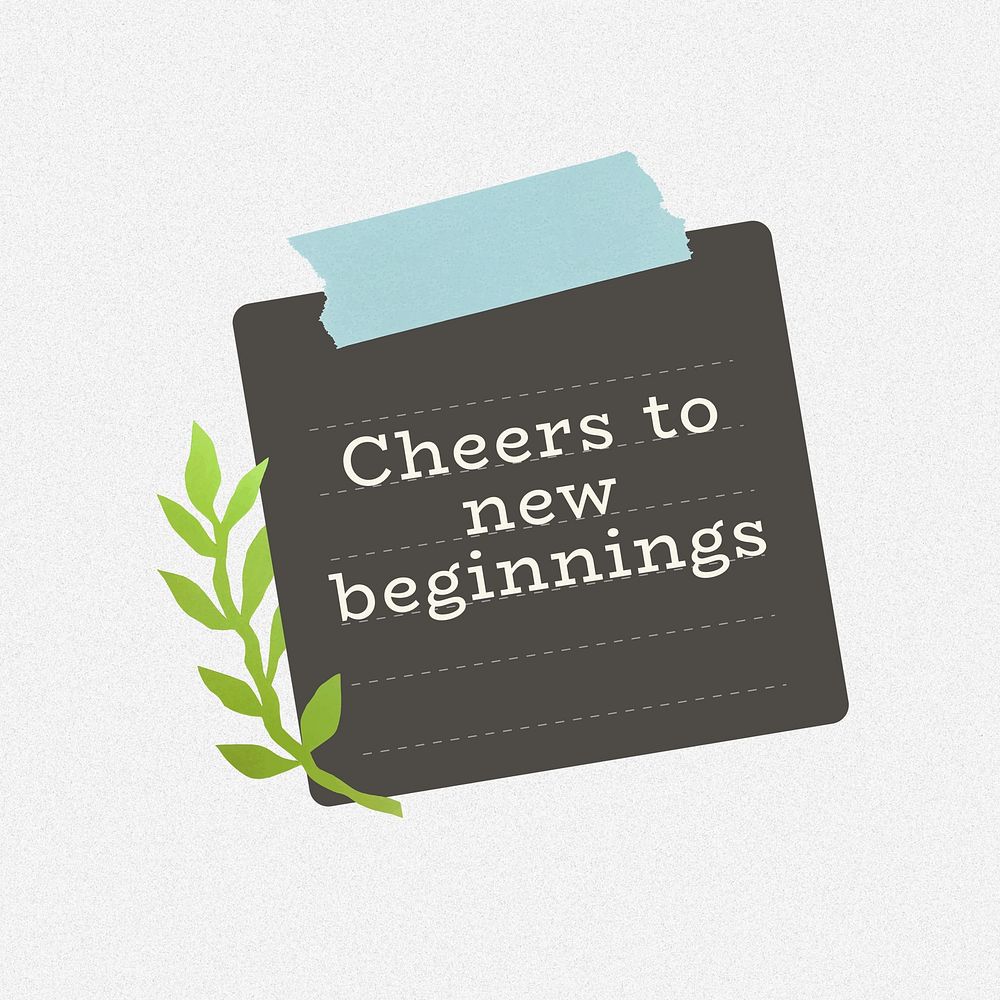 New beginnings Instagram post template | Free Photo - rawpixel