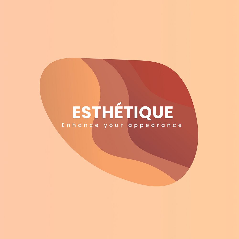 Organic shape logo template design | Free Photo - rawpixel