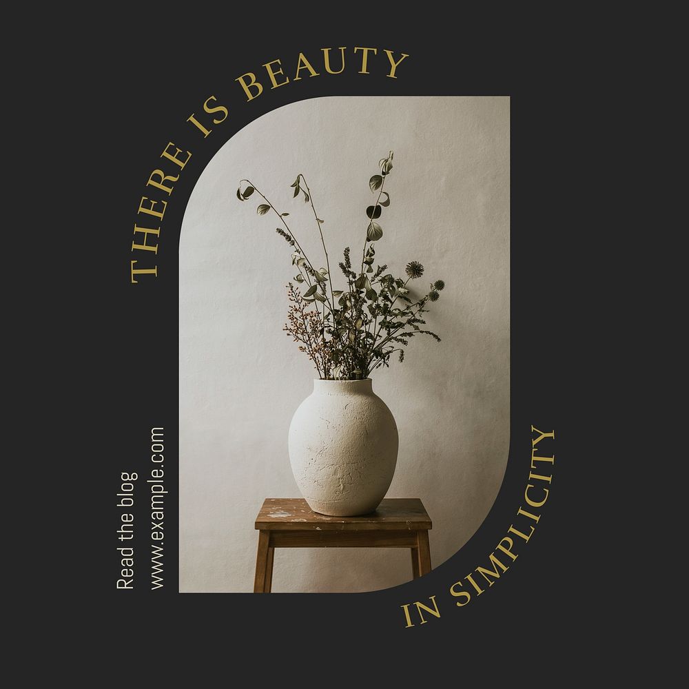 There is beauty simplicity Instagram | Free Photo - rawpixel