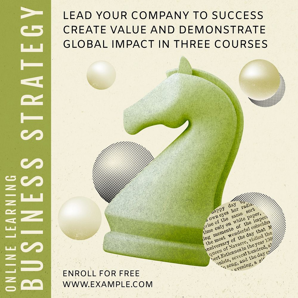 Business strategy Instagram post template | Free Photo - rawpixel