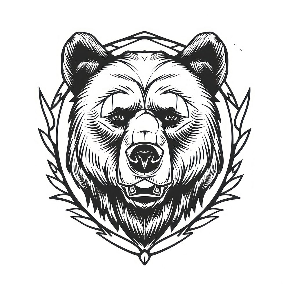 Bear illustrated drawing sketch. | Free Photo Illustration - rawpixel