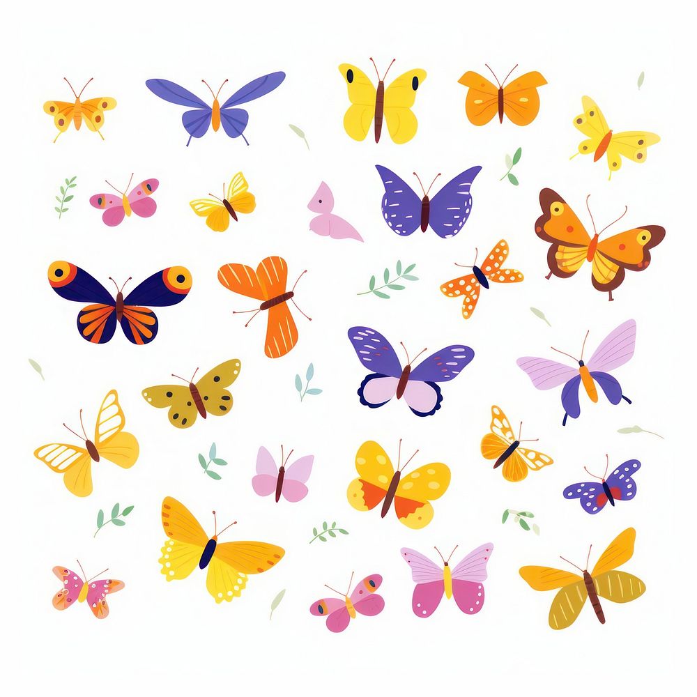 Butterfly insect art invertebrate. | Free Photo Illustration - rawpixel