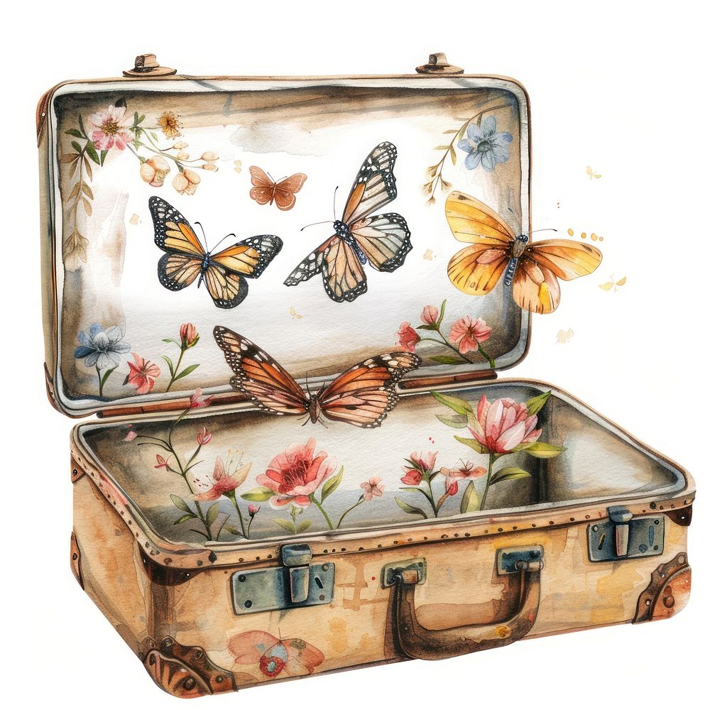 Suitcase accessories accessory baggage | Free Photo Illustration - rawpixel