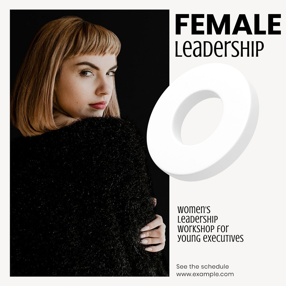 Confidence woman Instagram ad template | Free Photo - rawpixel