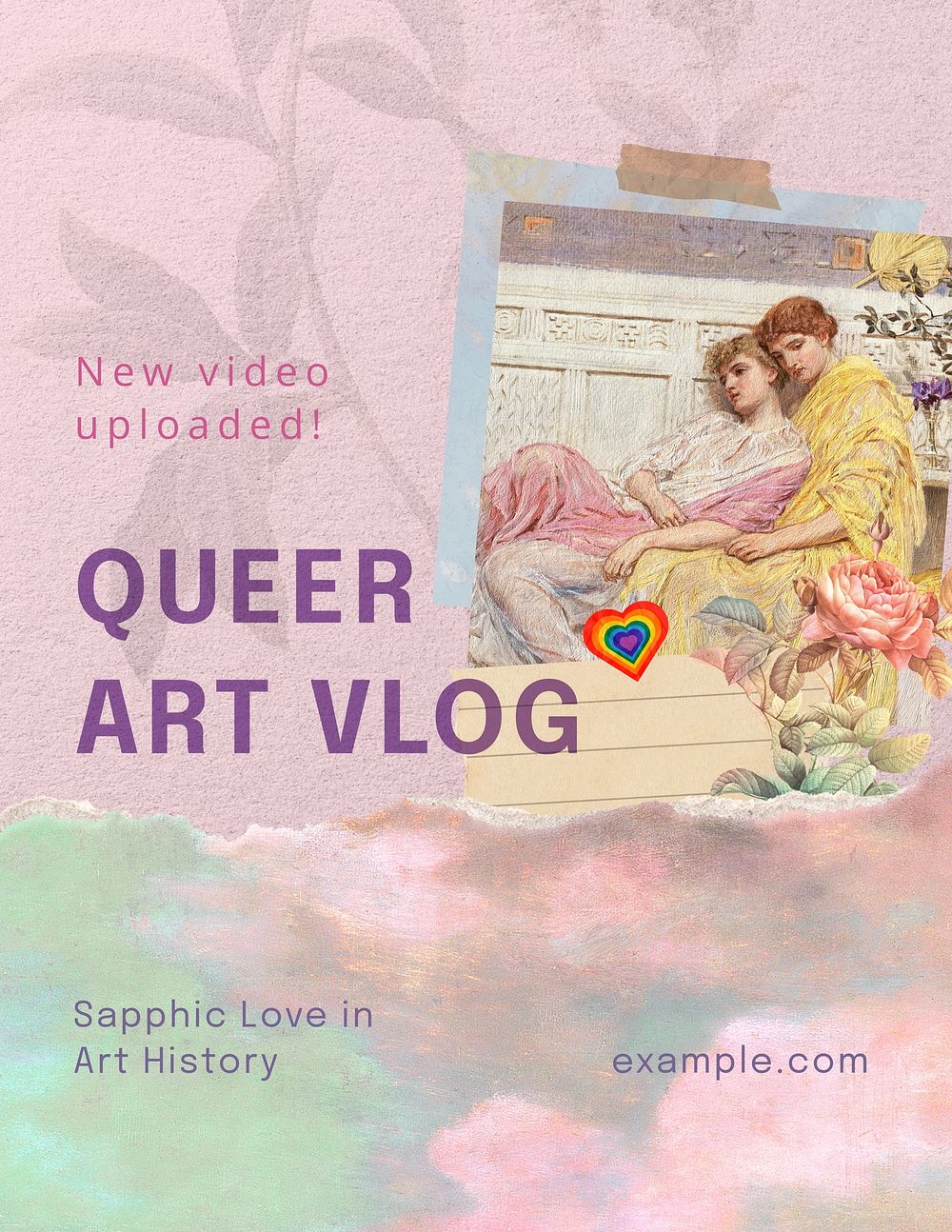 Queer art poster template | Free Photo - rawpixel