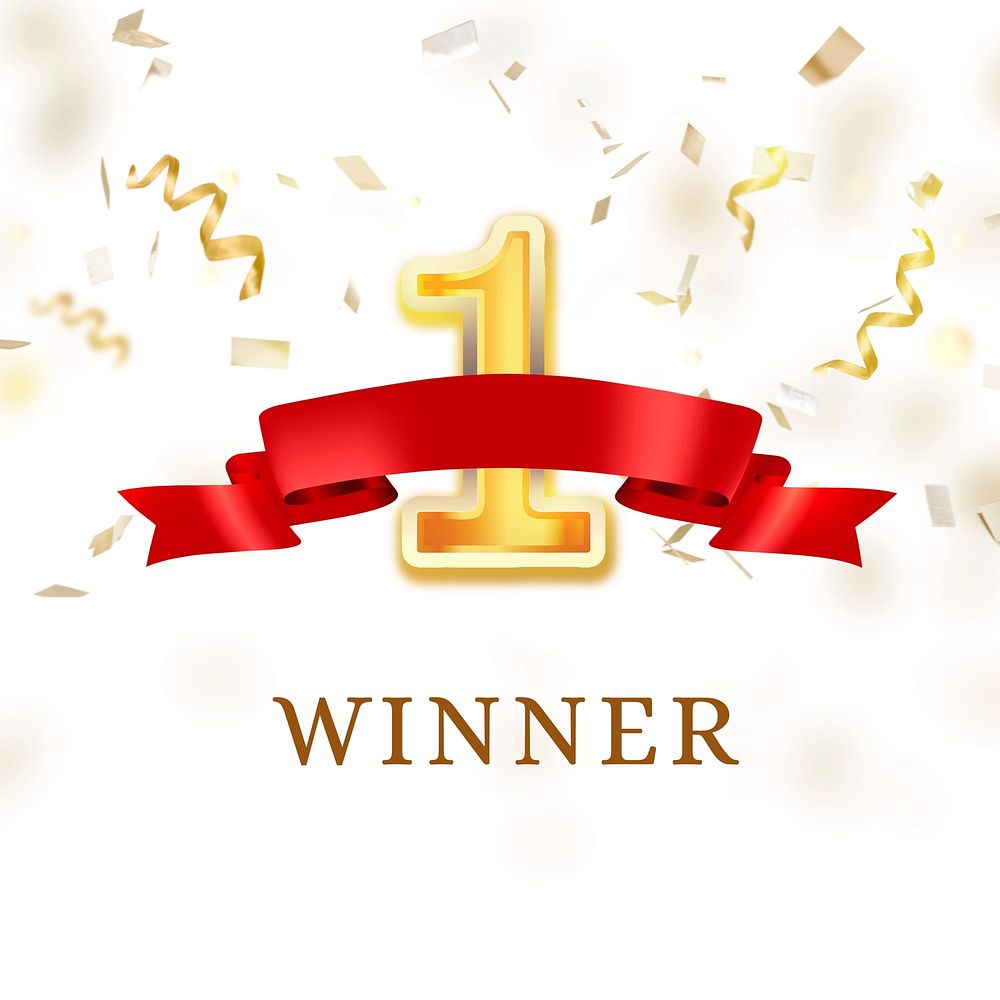 Winner Instagram post template | Free Photo - rawpixel