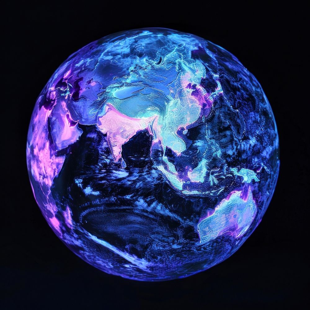 Neon earth astronomy universe outdoors. | Free Photo - rawpixel