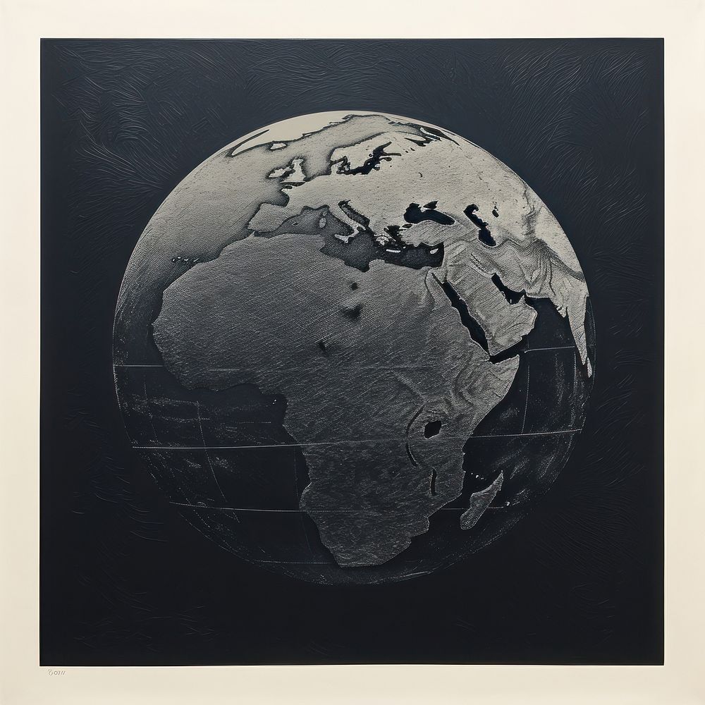 Earth space blackboard astronomy. | Free Photo Illustration - rawpixel