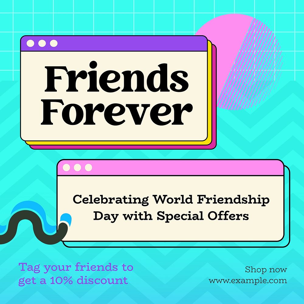 Friends forever Instagram post template | Free Photo - rawpixel