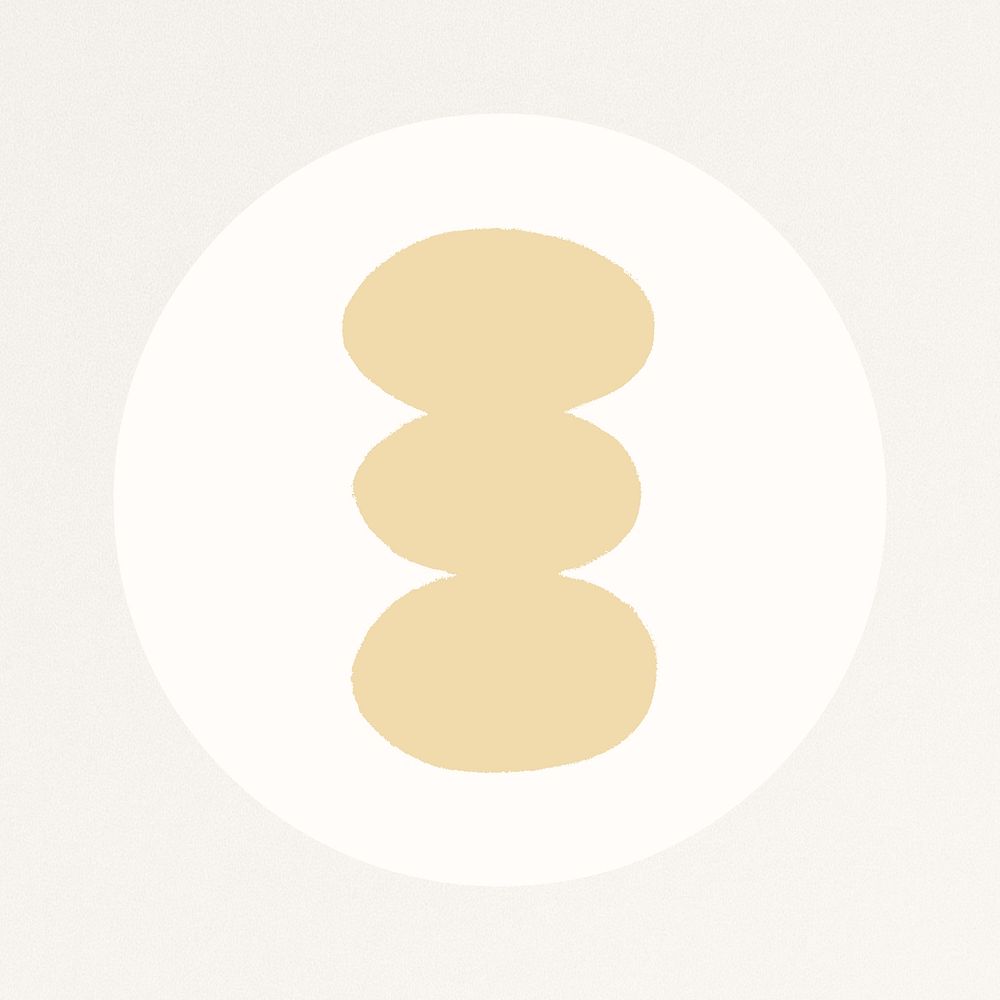 Pastel beige abstract shape IG | Free Photo Illustration - rawpixel