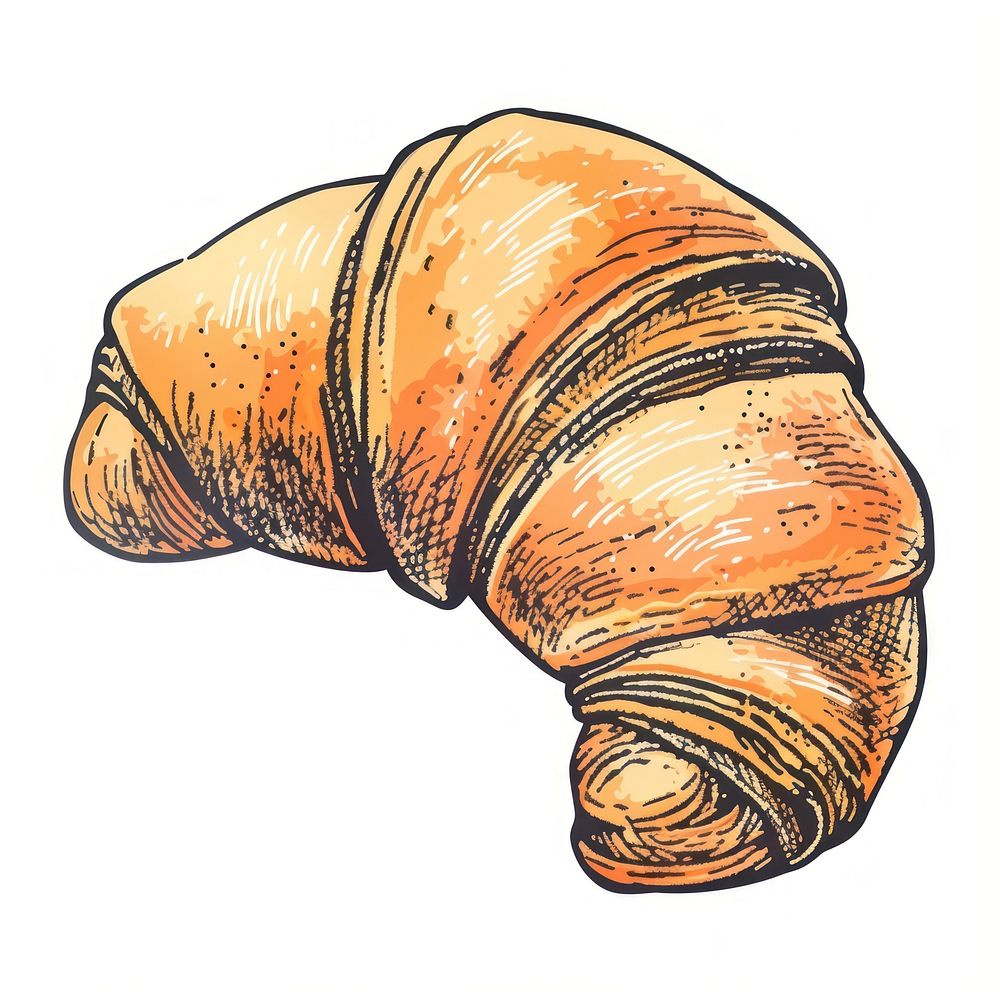 Croissant animal shark food. | Free Photo Illustration - rawpixel