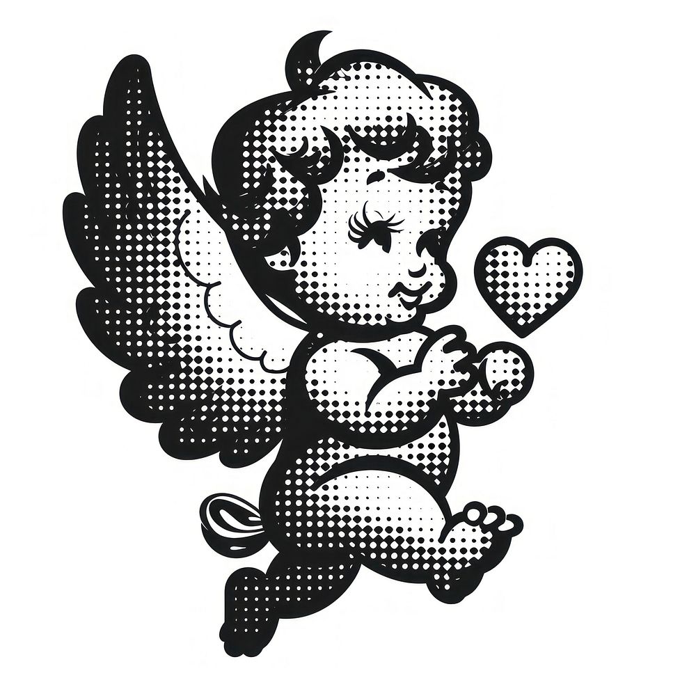 Cupid icon dynamite weaponry stencil. | Free Photo Illustration - rawpixel
