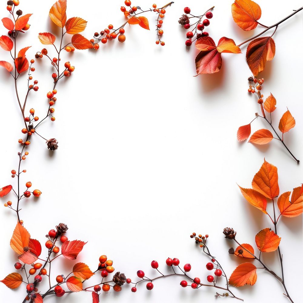 Autumn leaves frame design | Free Photo - rawpixel