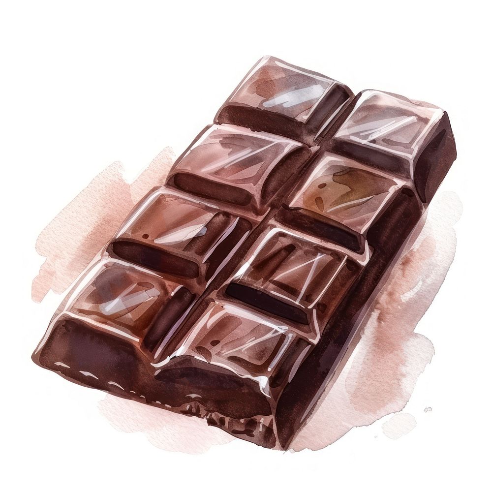 Realistic chocolate bar illustration | Free Photo Illustration - rawpixel