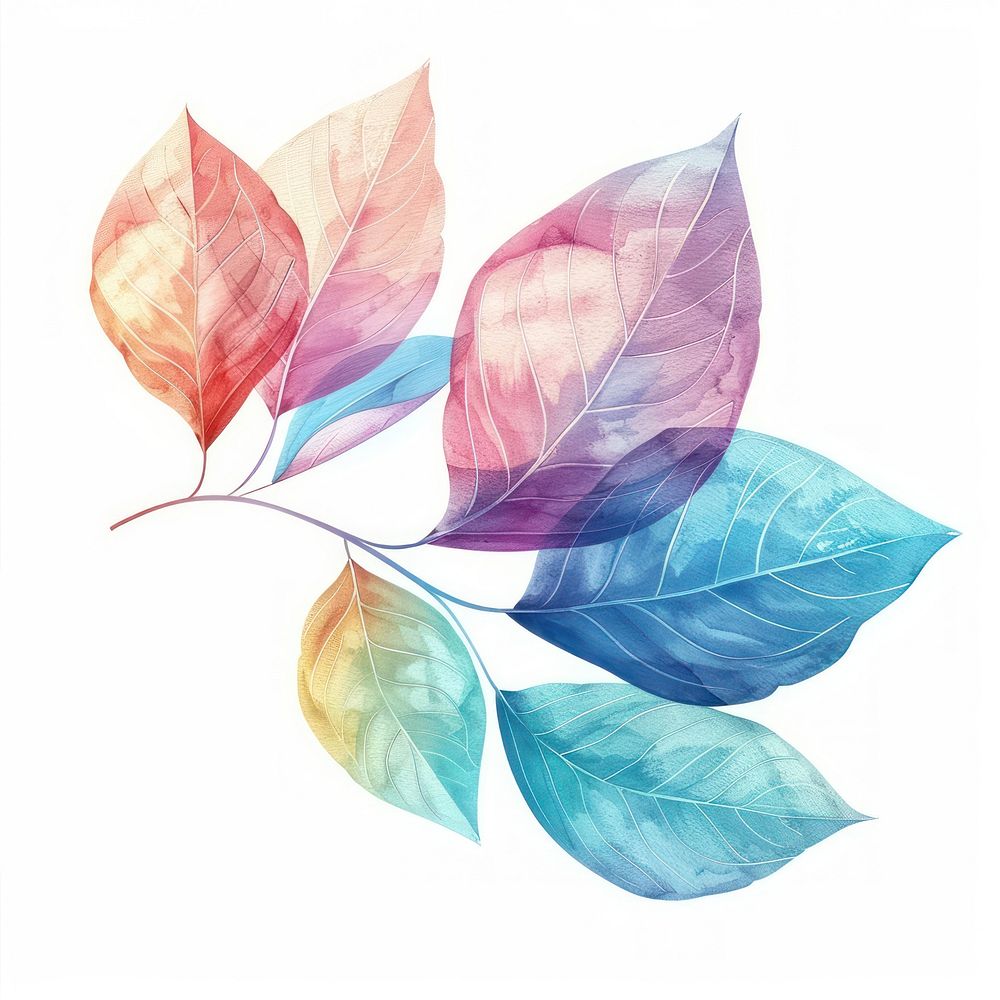 Falling leaves art illustrated graphics. | Free Photo Illustration ...