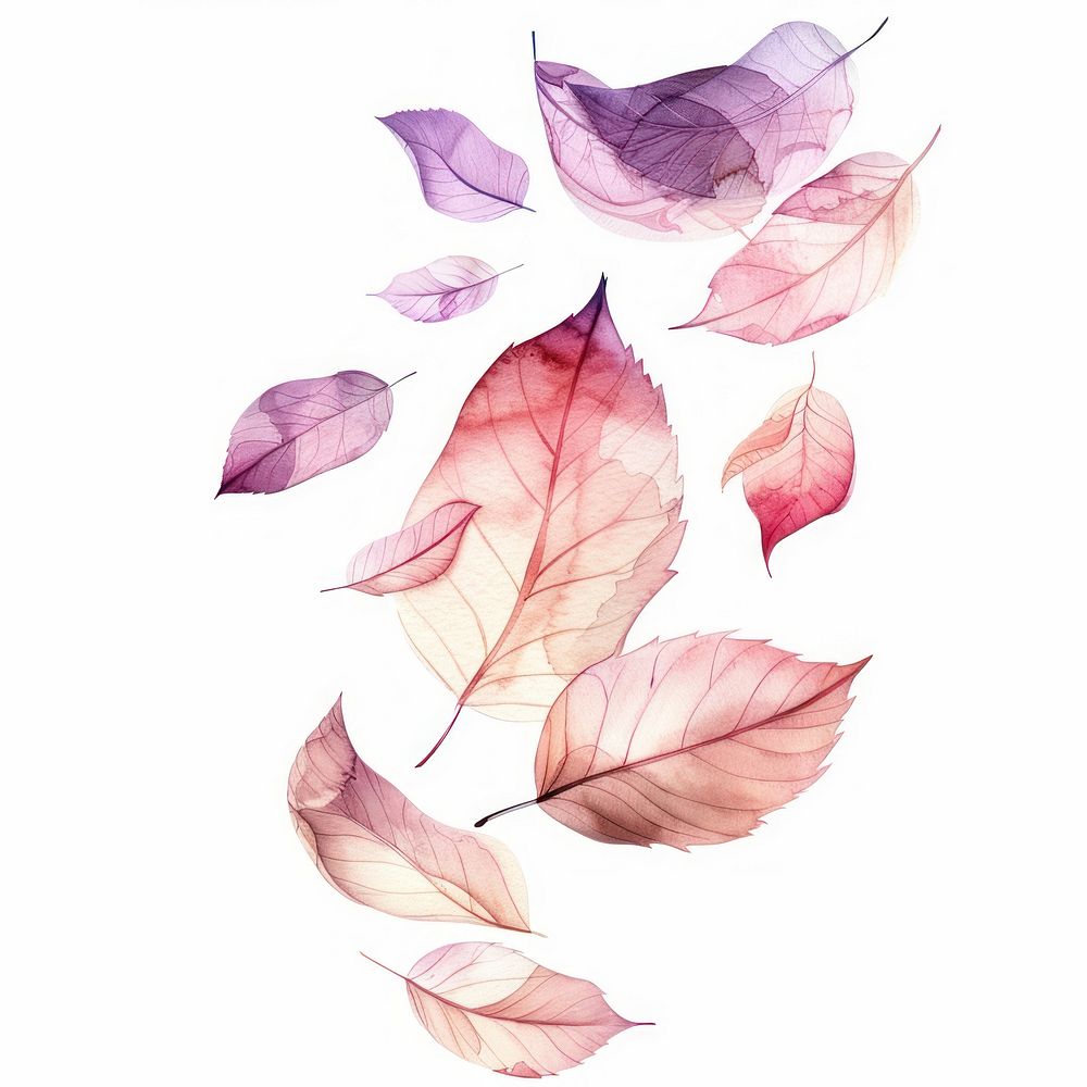 Falling leaves art illustrated graphics. | Free Photo Illustration ...
