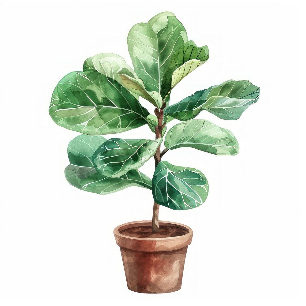 Fiddle leaf fig blossom flower | Free Photo Illustration - rawpixel