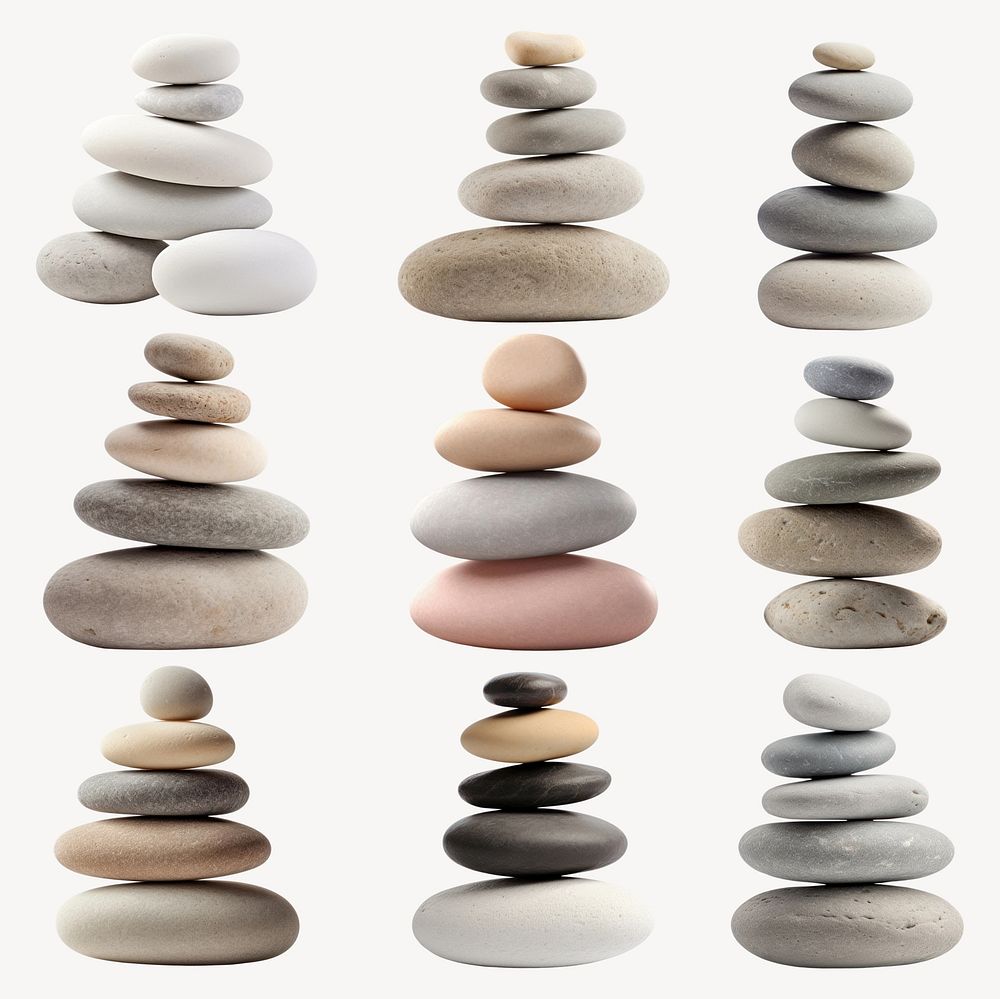 Zen stone element set | Free Photo - rawpixel