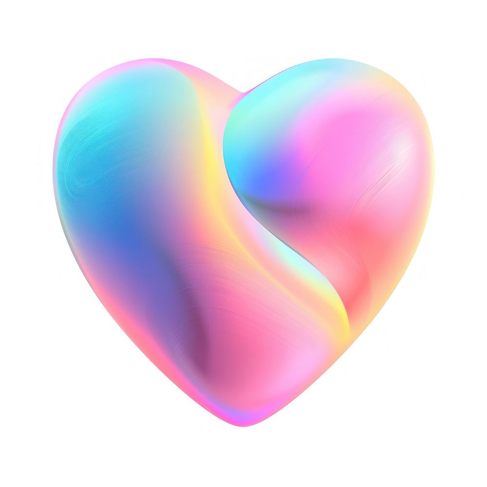 Colorful abstract 3D heart | Free Photo Illustration - rawpixel
