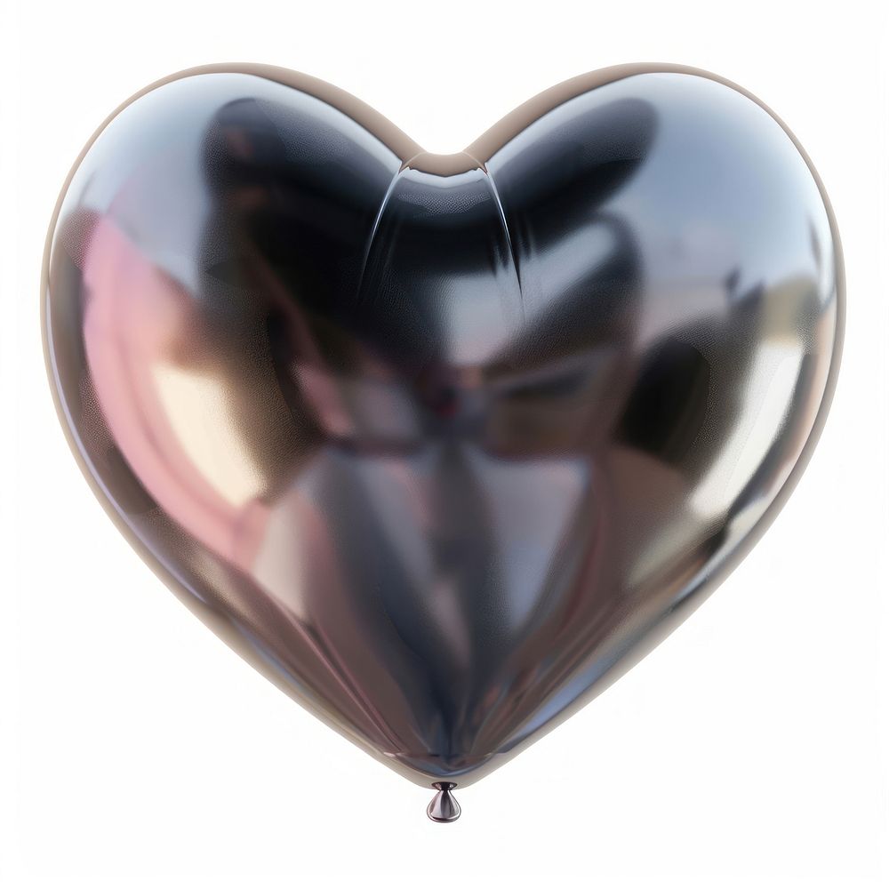 Shiny black heart balloon | Free Photo - rawpixel