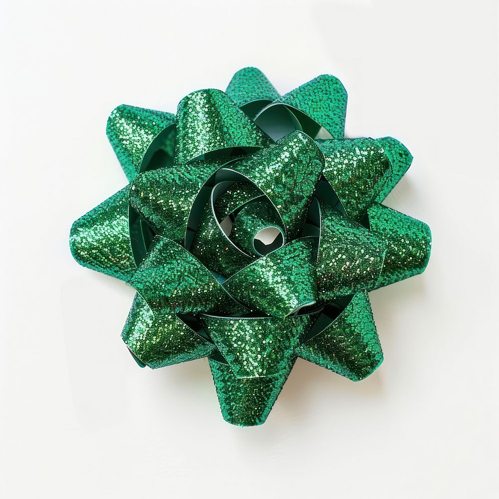 Sparkling green gift bow | Free Photo - rawpixel