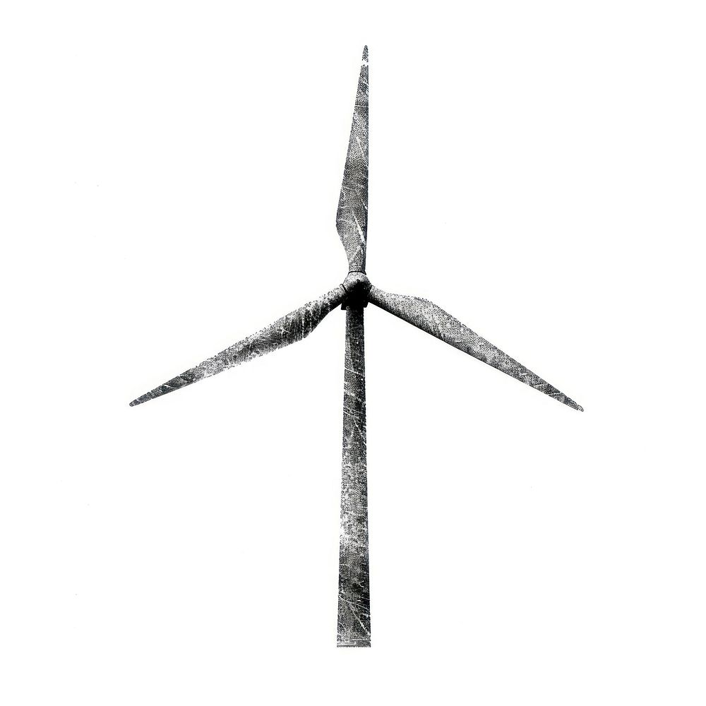 Abstract wind turbine sketch art | Free Photo Illustration - rawpixel