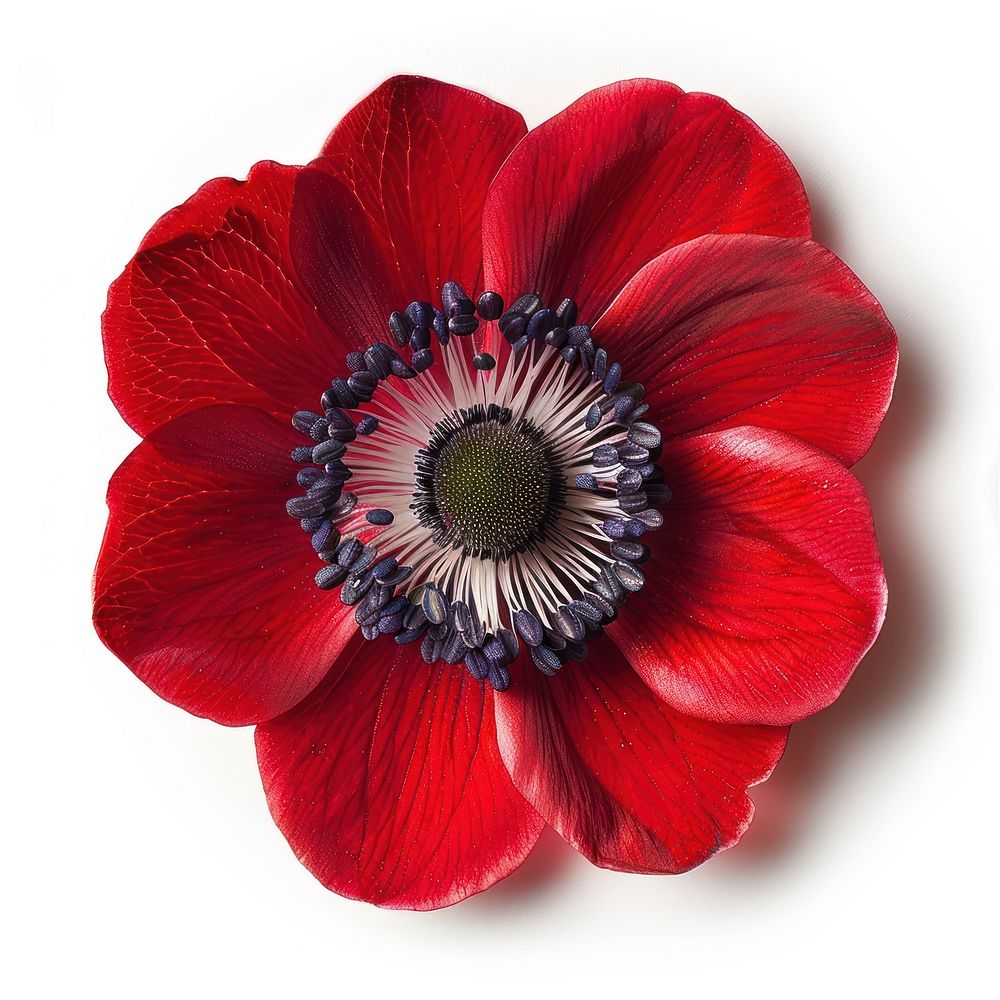 Vibrant red anemone flower | Free Photo - rawpixel