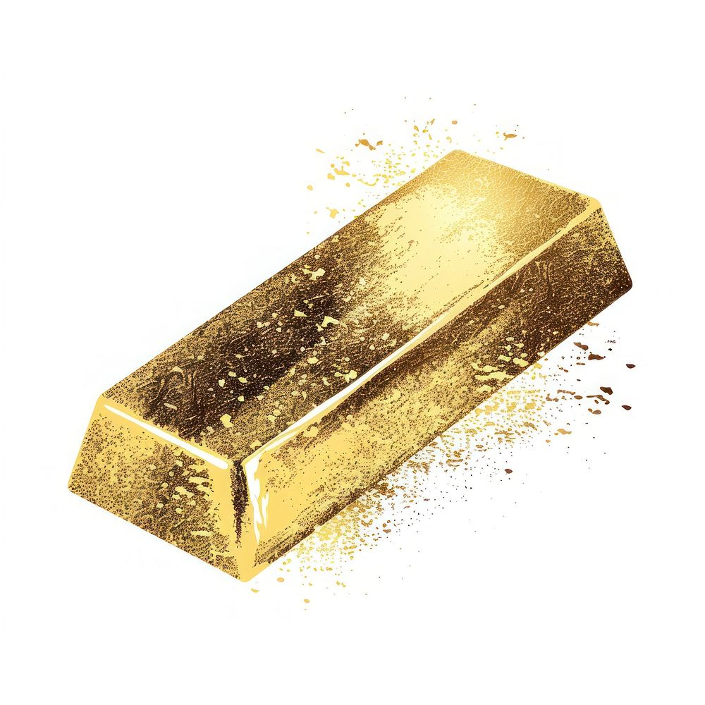 Shiny gold bar illustration | Free Photo Illustration - rawpixel
