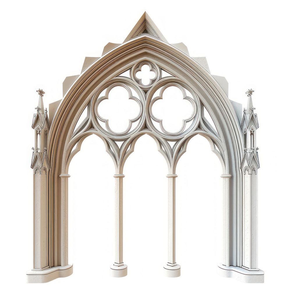Gothic architectural arch illustration | Free Photo Illustration - rawpixel