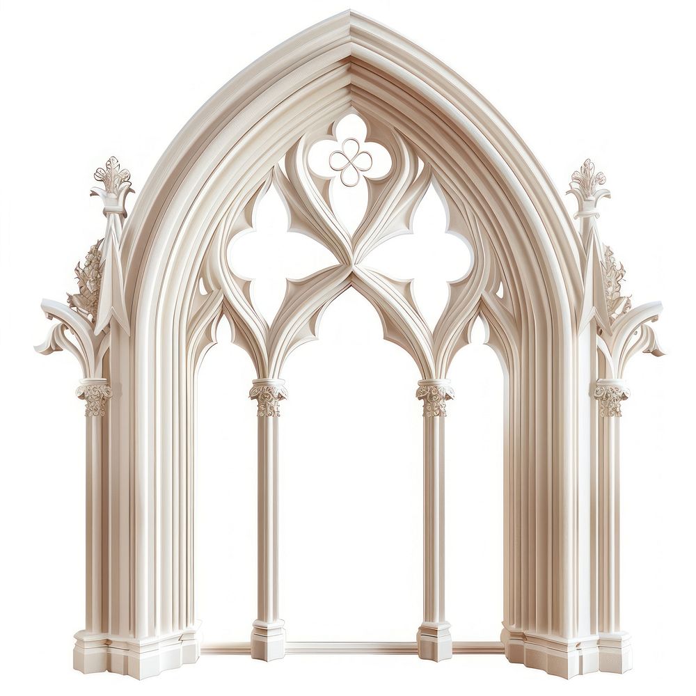 Gothic architectural window illustration | Free Photo Illustration ...