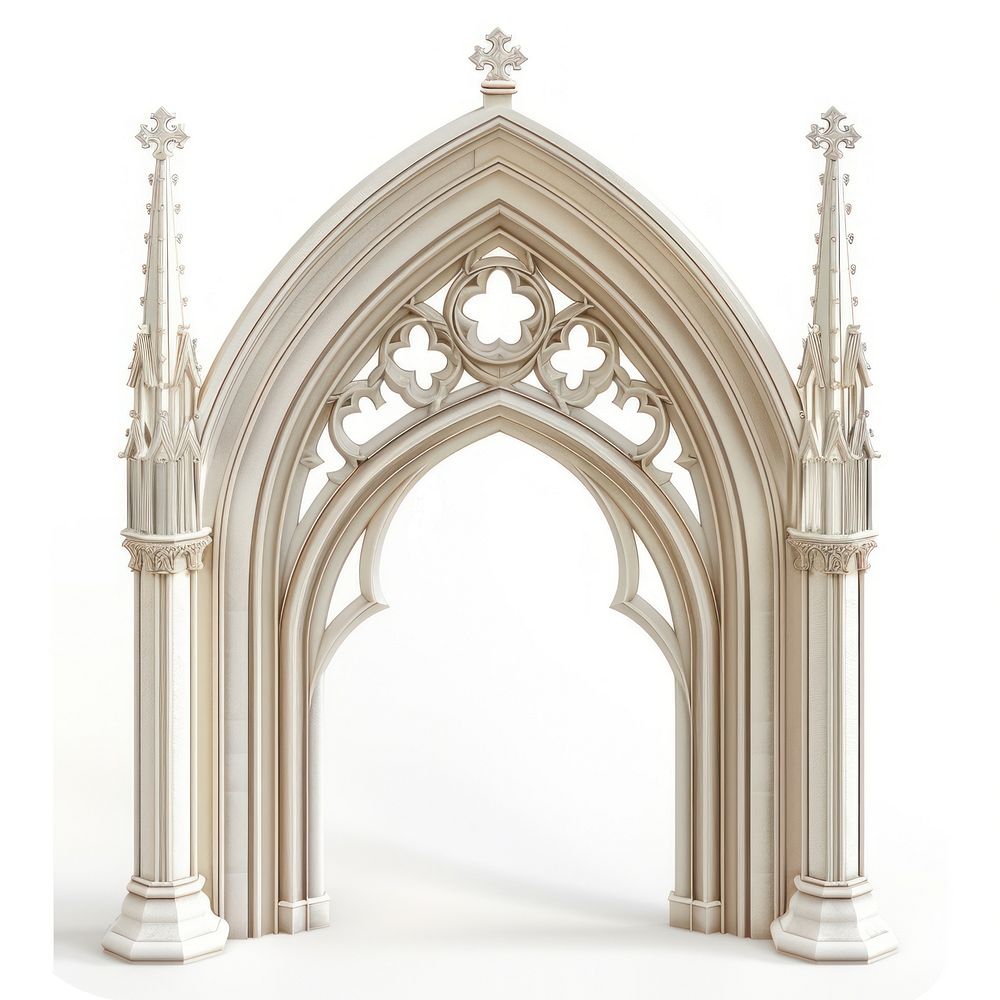 Gothic architectural archway design | Free Photo Illustration - rawpixel
