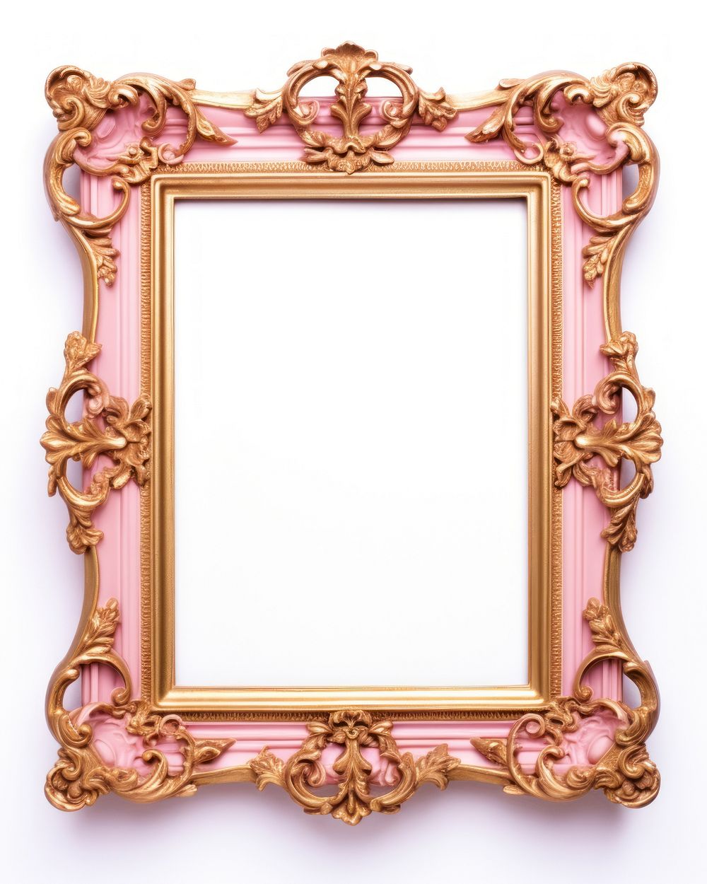 Elegant ornate pink gold frame | Free Photo - rawpixel