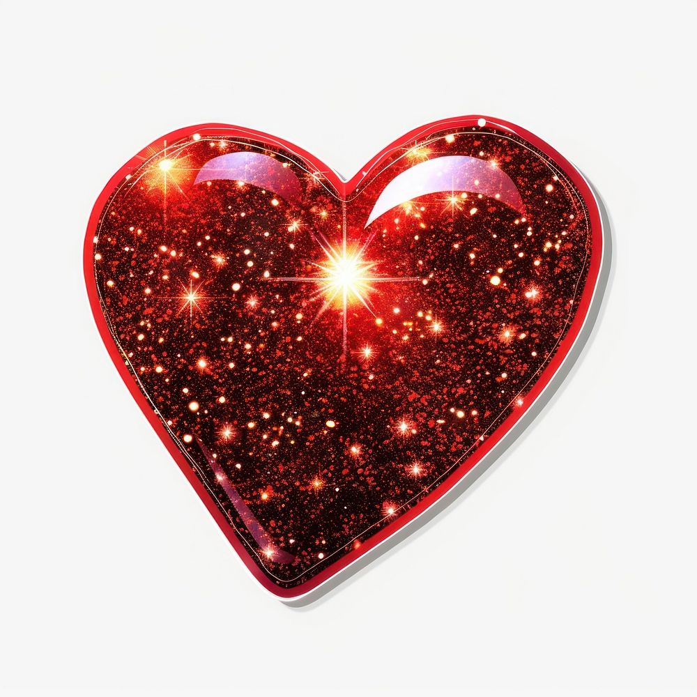 Sparkling red heart design | Free Photo - rawpixel