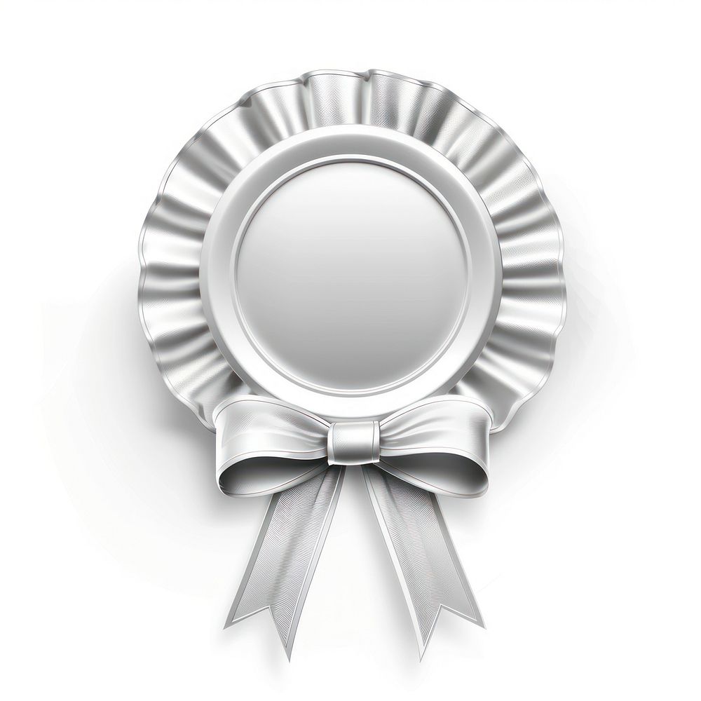Elegant silver award ribbon illustration | Free Photo Illustration ...
