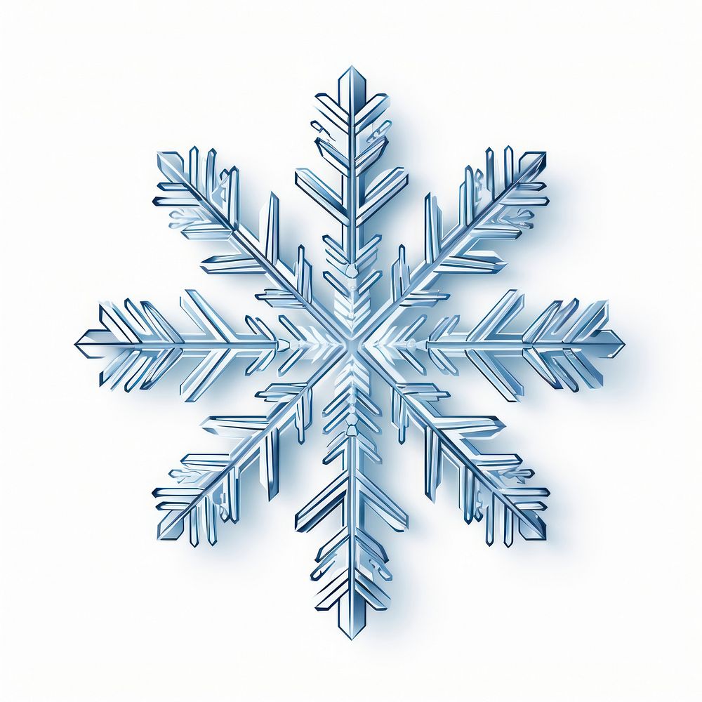Intricate blue snowflake illustration | Free Photo Illustration - rawpixel
