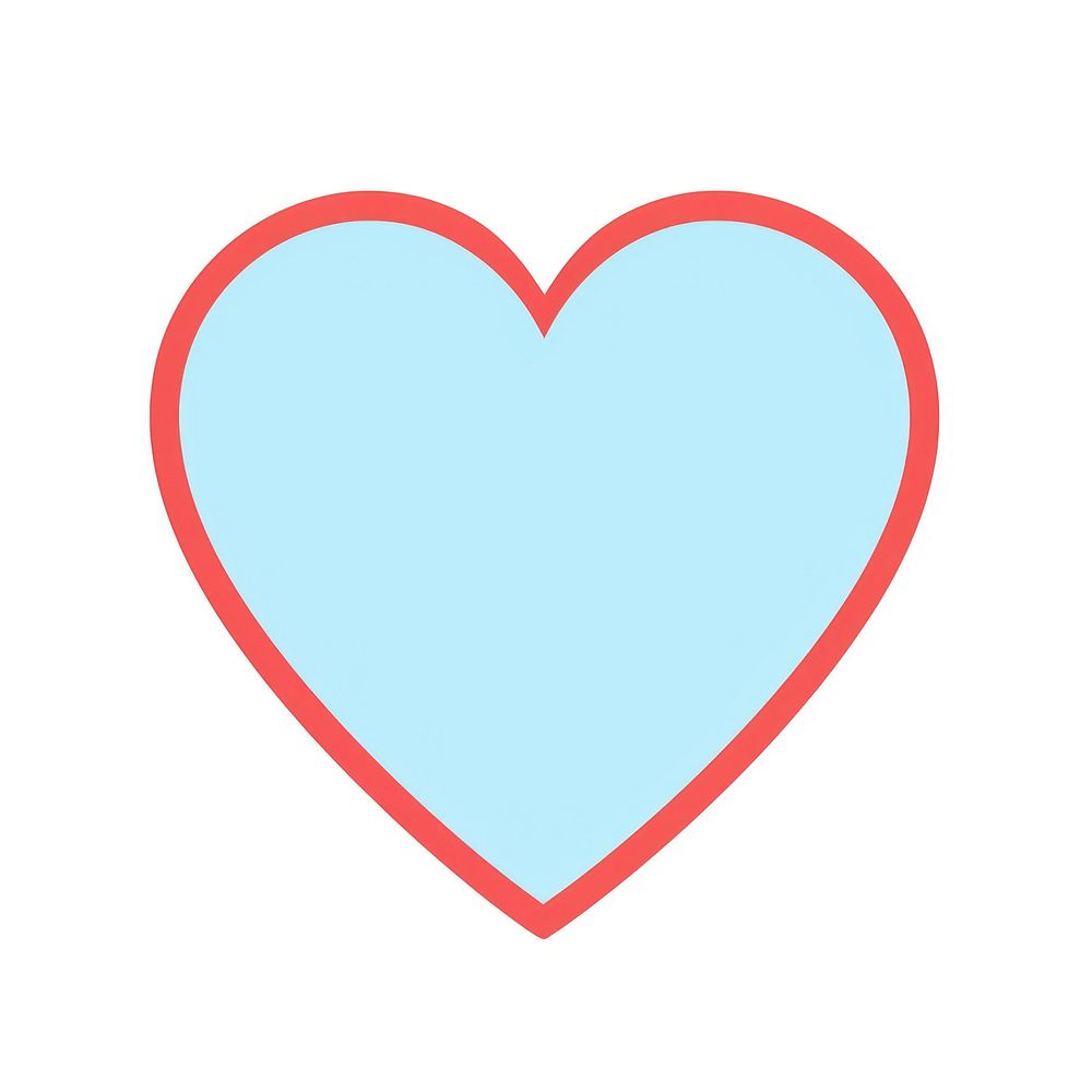 Simple blue heart illustration | Free Photo Illustration - rawpixel