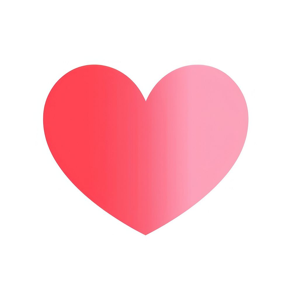 Red gradient heart illustration | Free Photo Illustration - rawpixel
