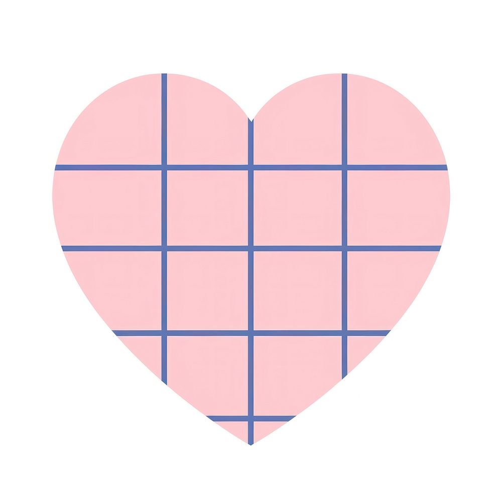 Pink heart grid pattern | Free Photo Illustration - rawpixel