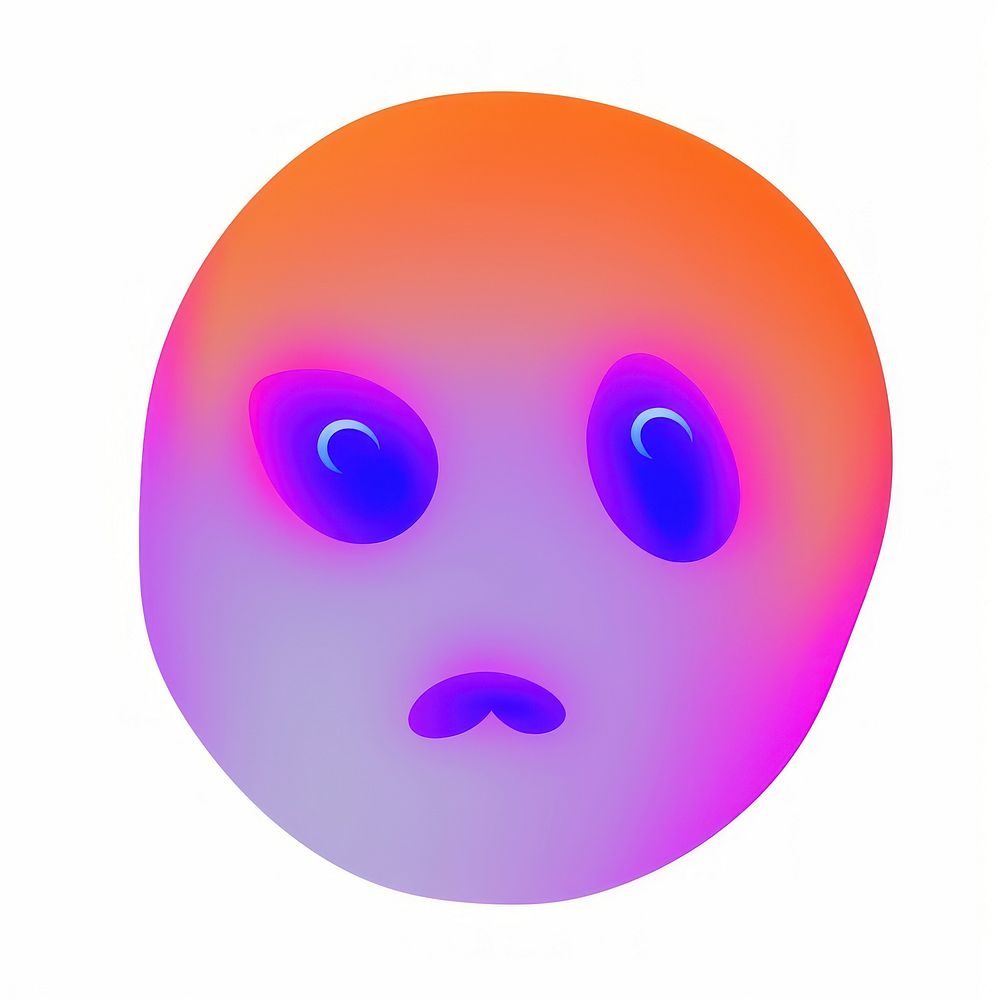 Colorful abstract gradient face illustration | Free Photo Illustration ...