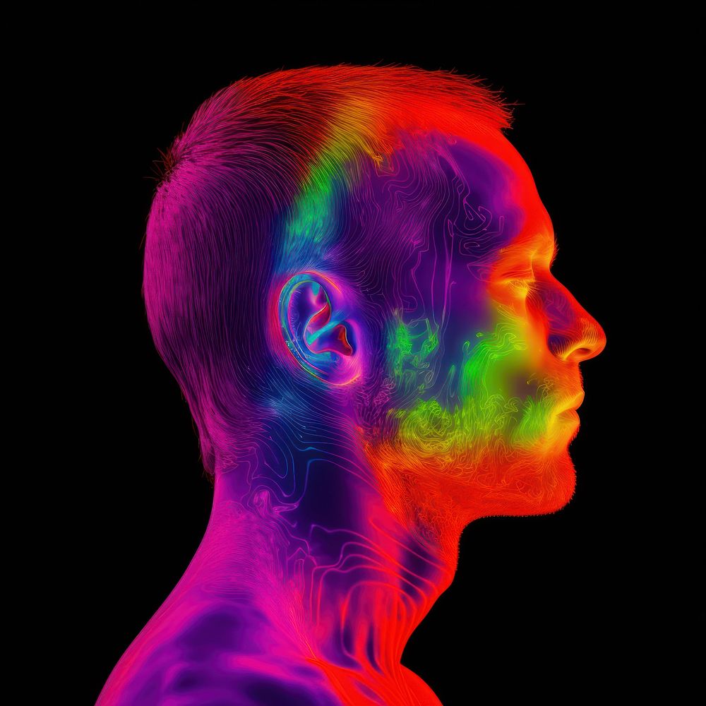 Thermography photo human head photography | Free Photo Illustration ...