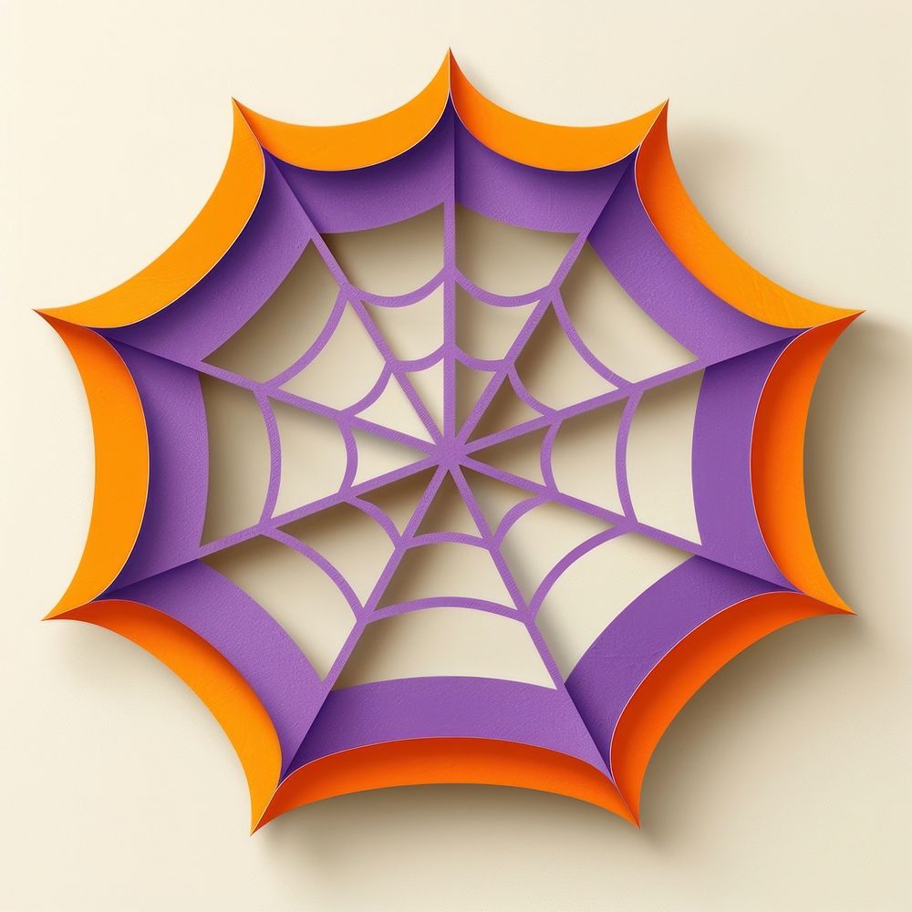 Colorful geometric spider web illustration | Free Photo Illustration ...