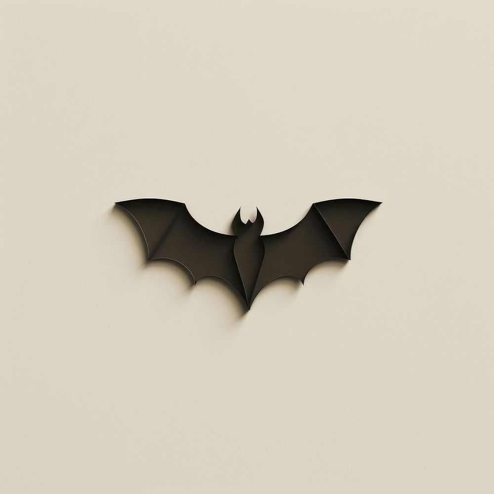 Minimalist black bat illustration | Free Photo Illustration - rawpixel