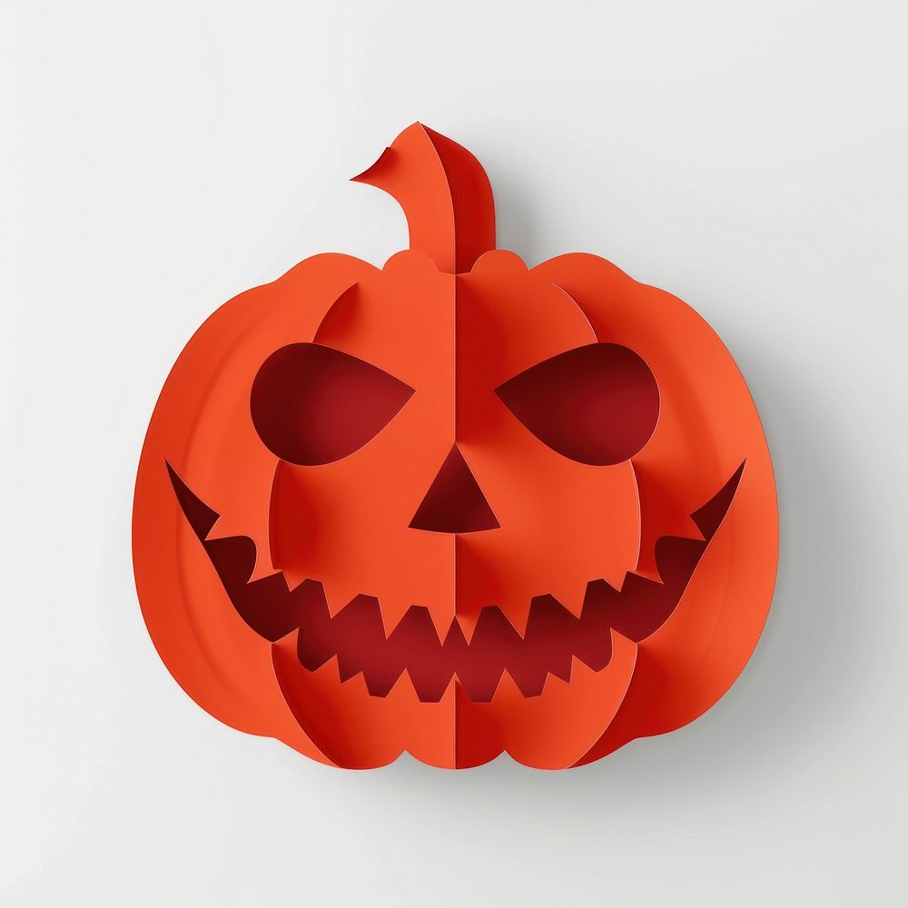 Halloween pumpkin paper craft | Free Photo Illustration - rawpixel