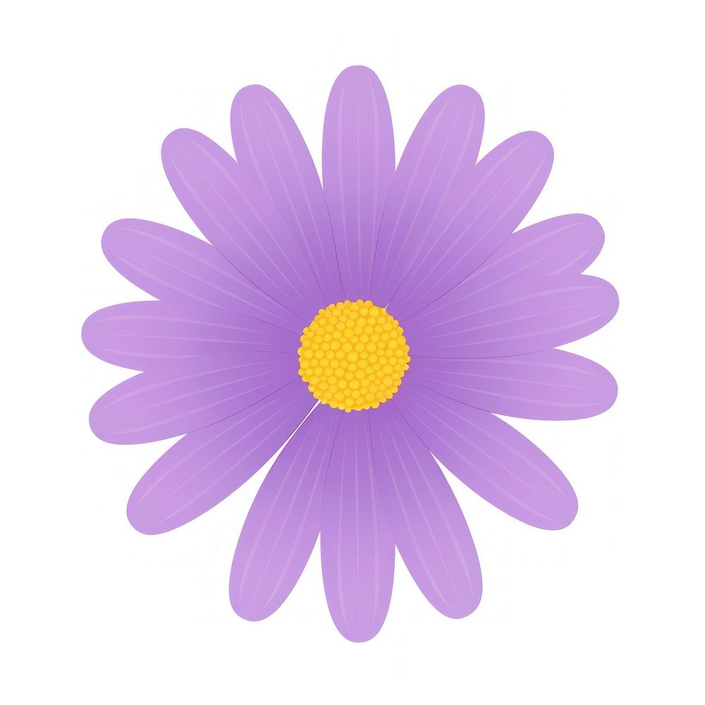 Vibrant purple daisy flower illustration | Free Photo Illustration ...