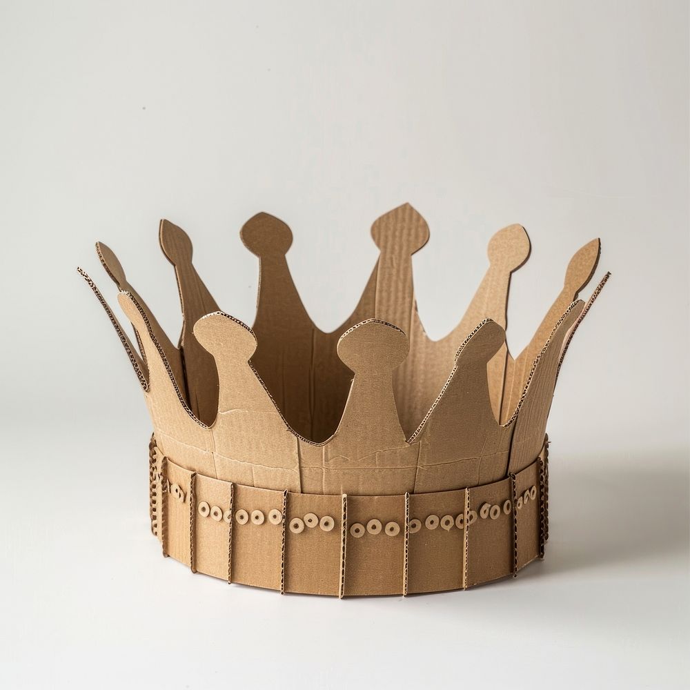 Cardboard crown with unique design | Free Photo - rawpixel
