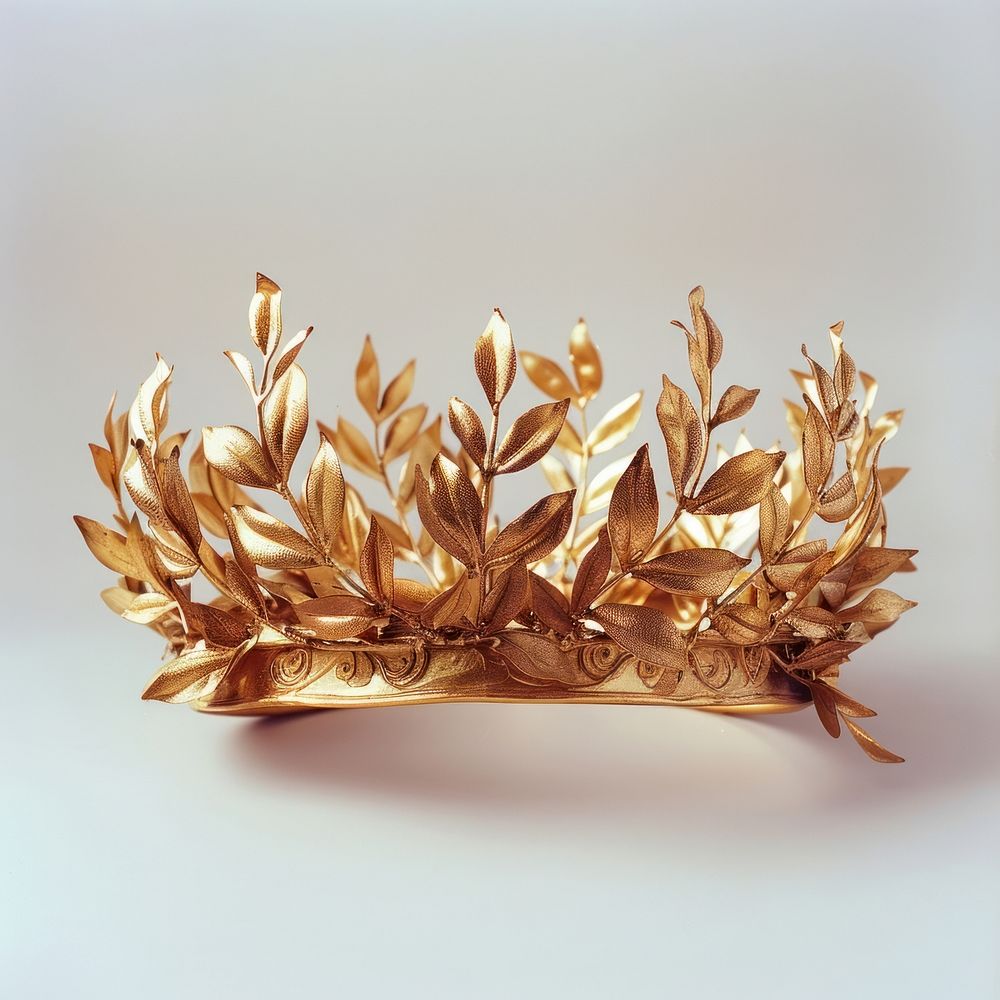 Golden laurel leaf crown | Free Photo - rawpixel