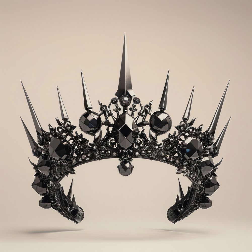 Gothic black spiked crown | Free Photo - rawpixel