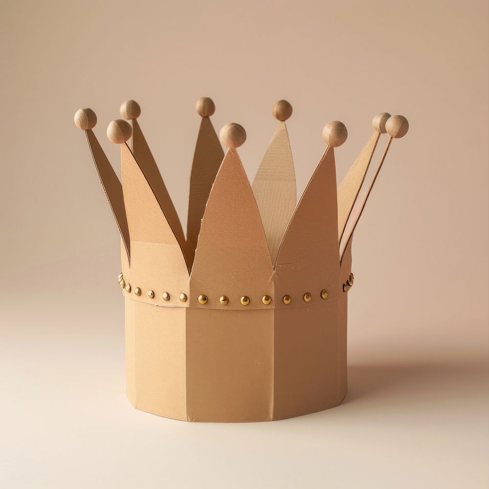 Elegant cardboard crown decoration | Free Photo - rawpixel